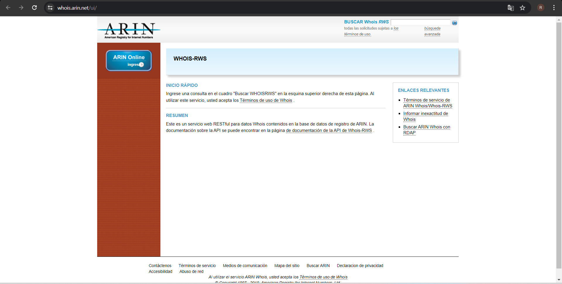 Whois ARIN: Explorando la Infraestructura de Internet en América del ...